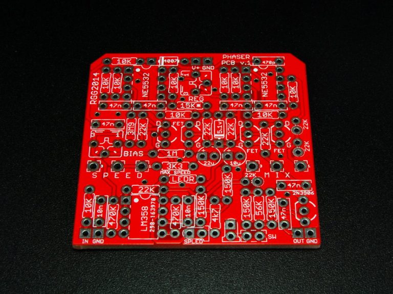 PCB Phaser – Cabeza Cuadrada
